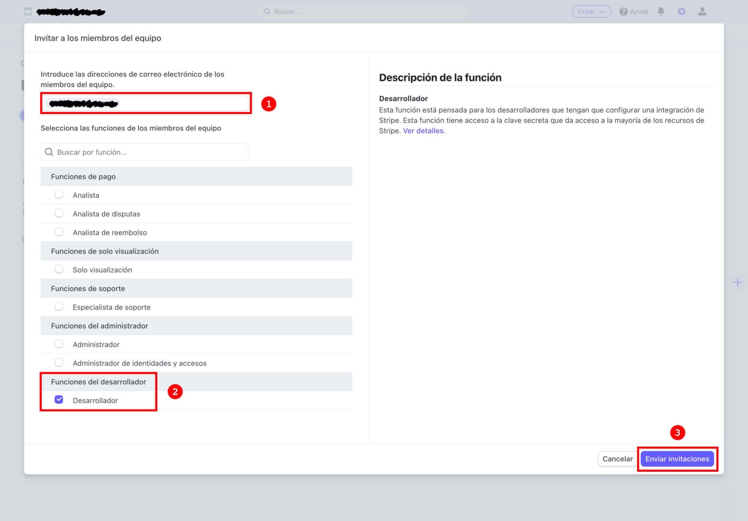 Como crear una cuenta en Stripe y dar acceso a tu desarrollador web — Charrúa ⚡️